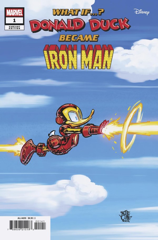 What If...? Donald Duck Became Iron Man #1 (Skottie Young Variant ...